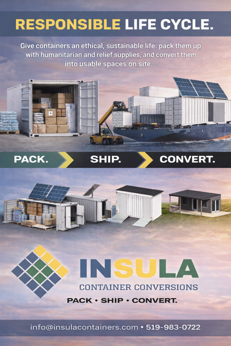The Responsible Life Cycle of a Shipping Container - Insula Containers