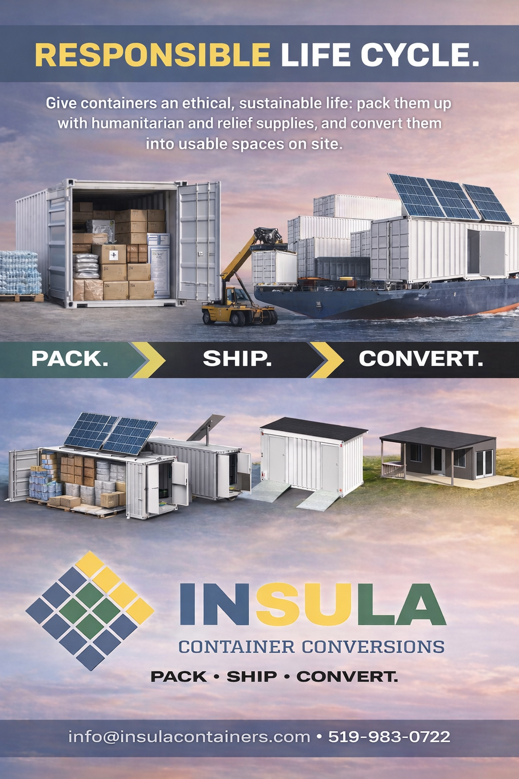 The Responsible Life Cycle of a Shipping Container - Insula Containers